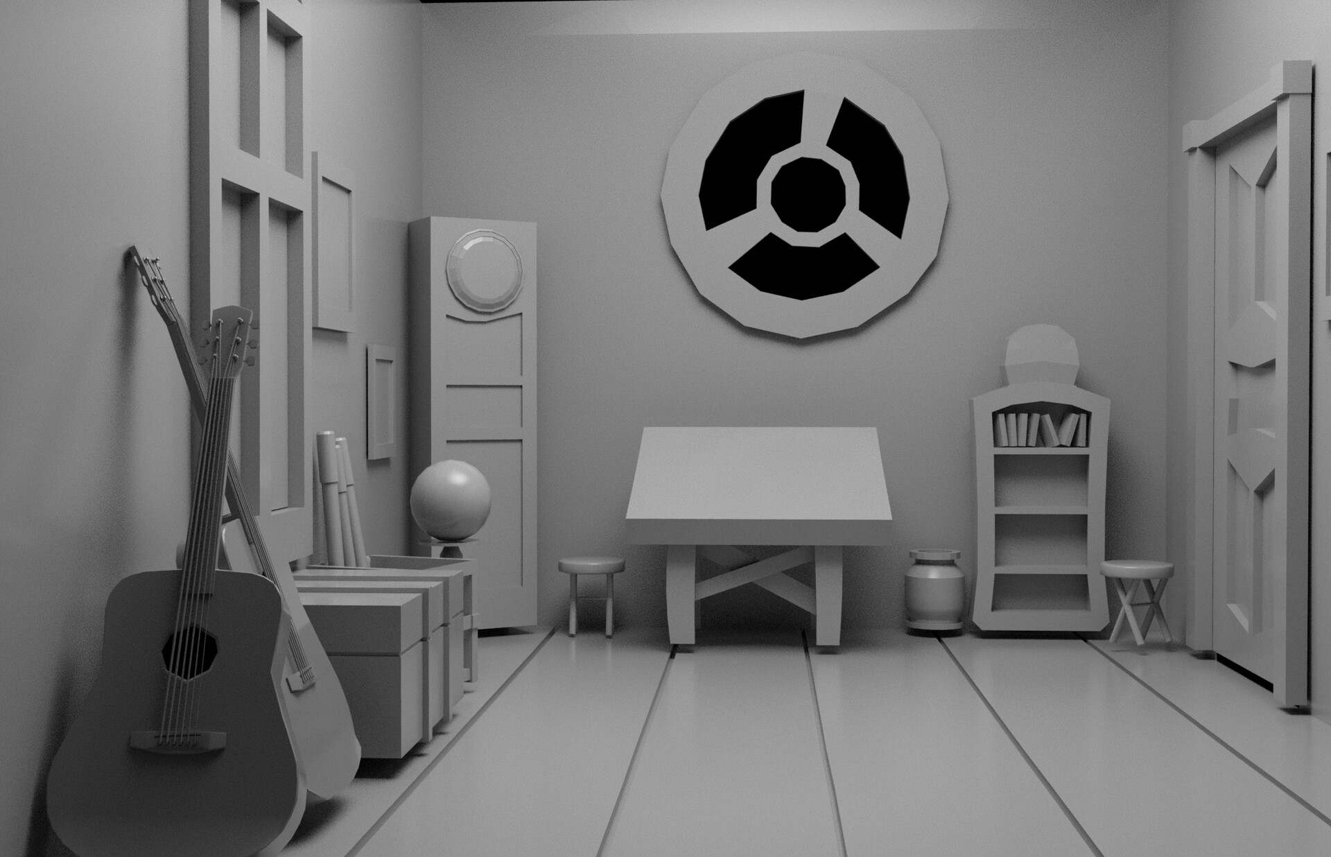 ArtStation - 3D environment interior