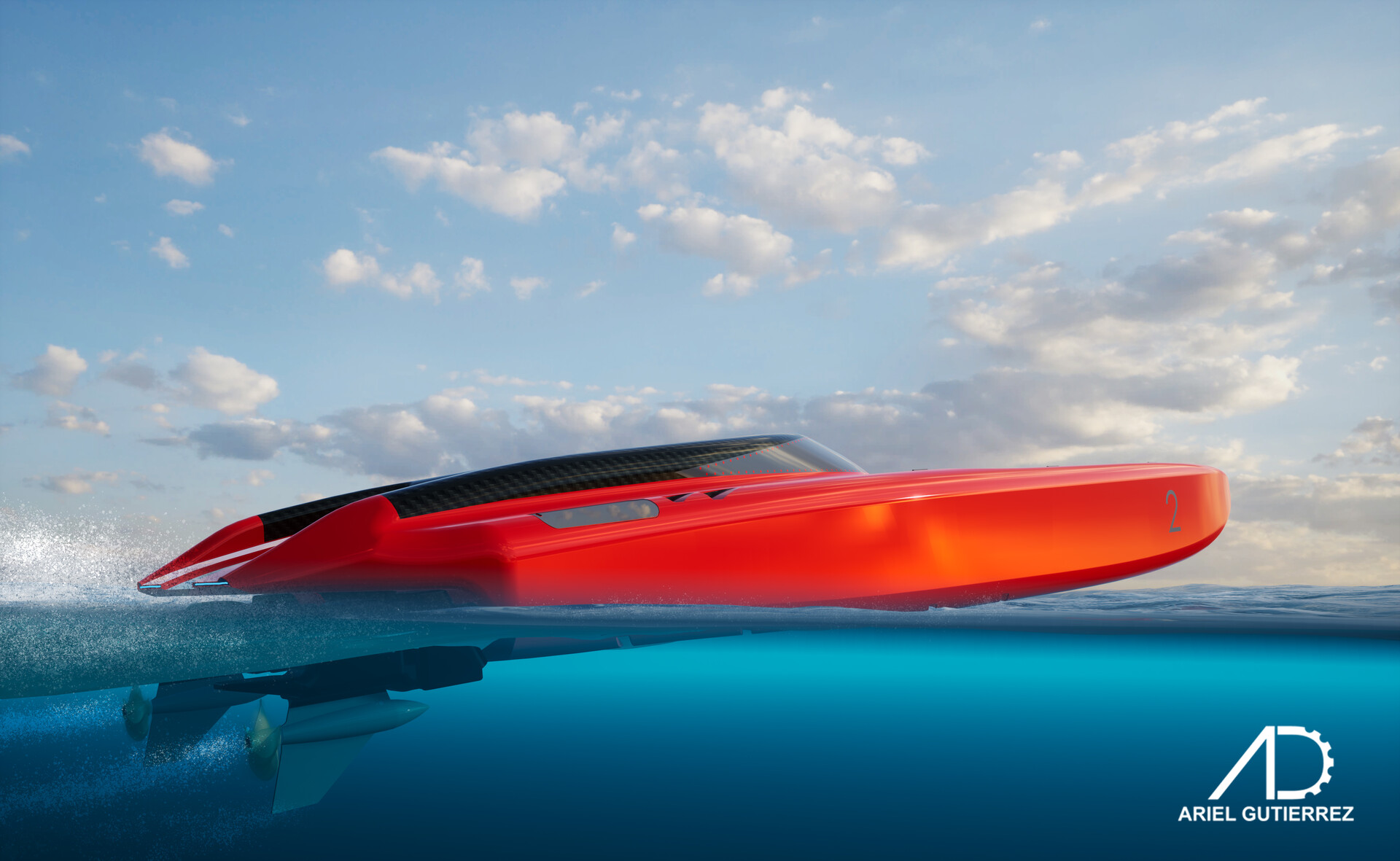 Ariel Gutierrez - Performance Racing Catamaran Powerboat