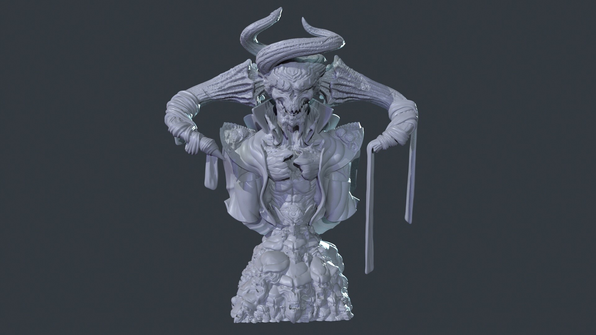 ArtStation - Demon Bust