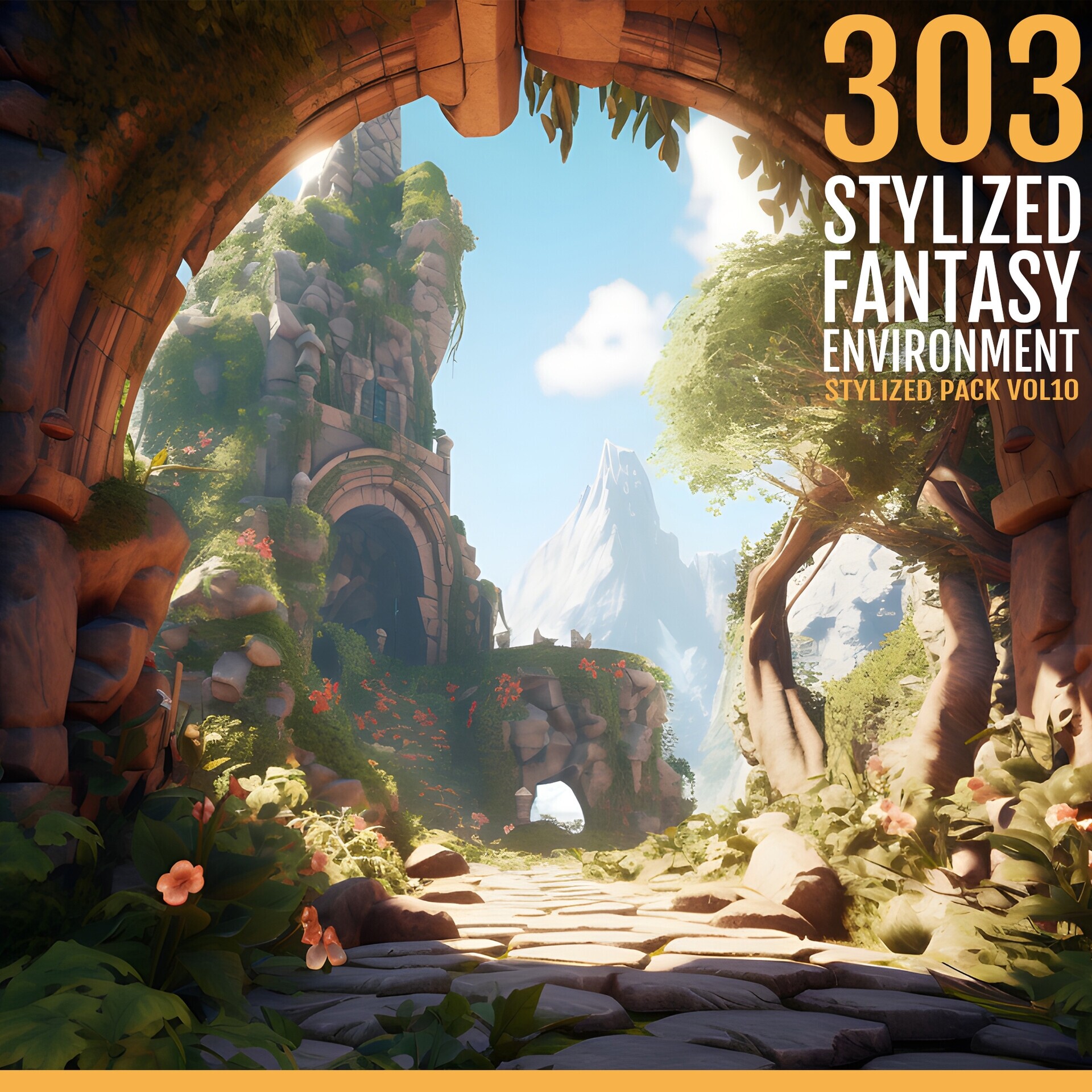 ArtStation - 303 Stylized Fantasy Environment Reference