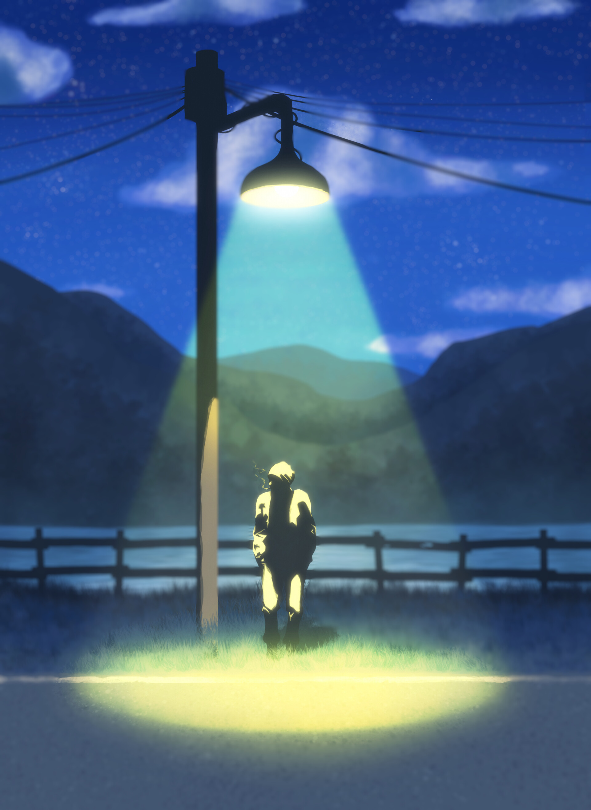 ArtStation - Lakeside Smoke | [RANDOM ARTWORK]