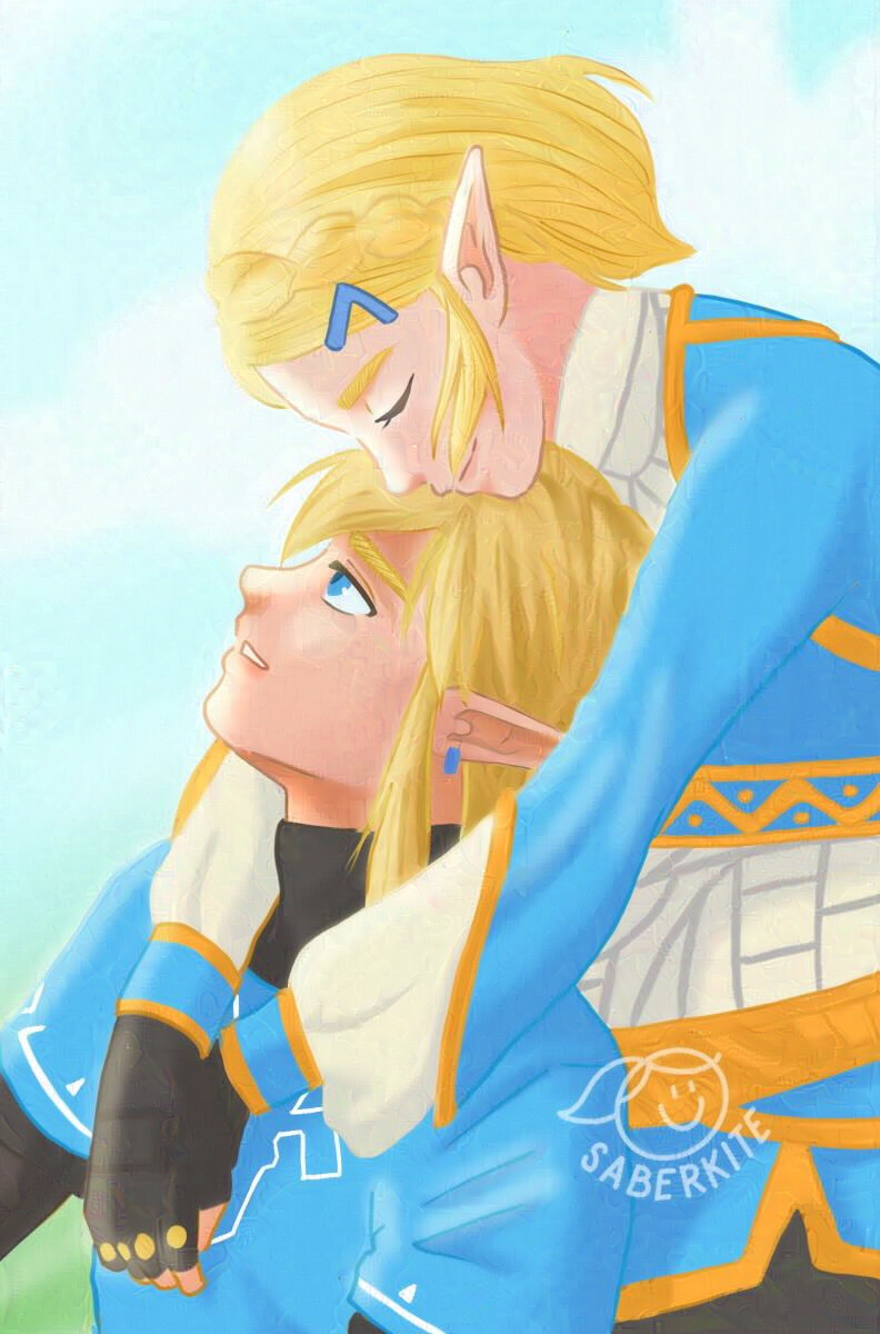 Link X Zelda Kiss