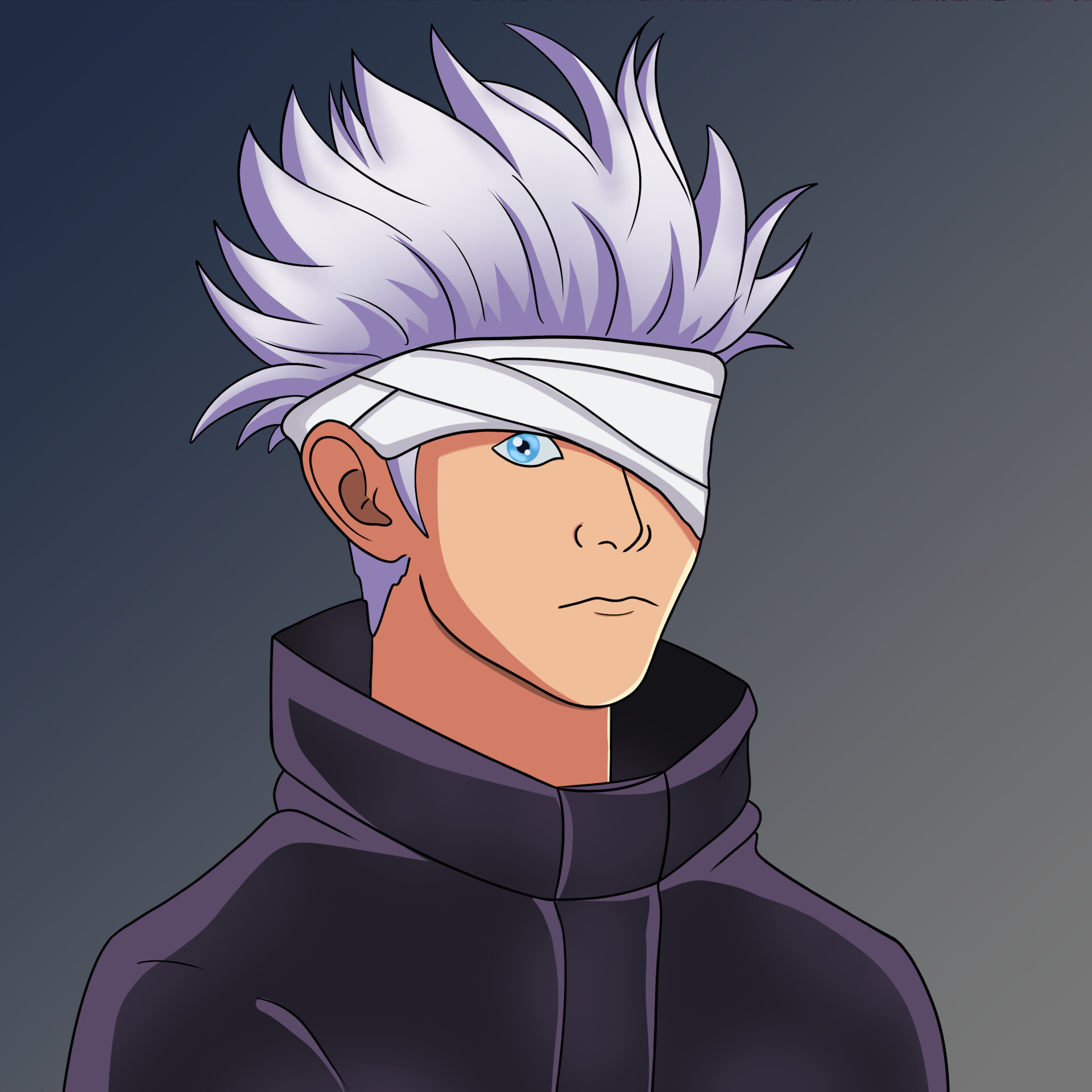 ArtStation - satoru gojo nft sample