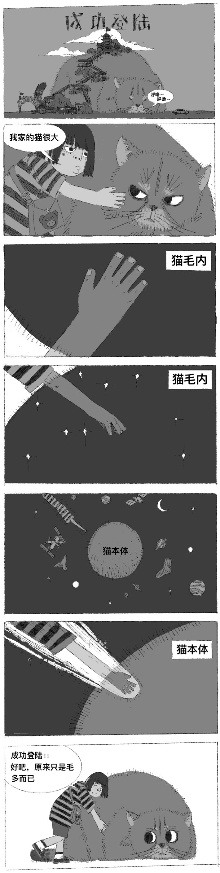 ArtStation - Comic exercise 'Successful Landing'