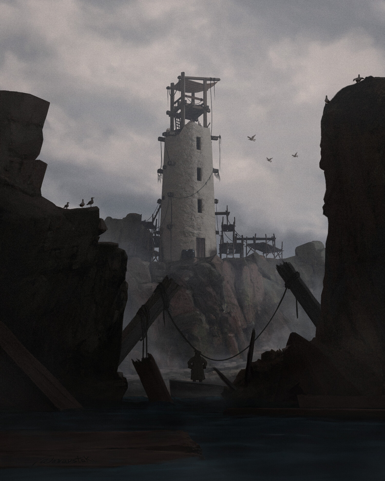 ArtStation - The watchtower - Personal Project