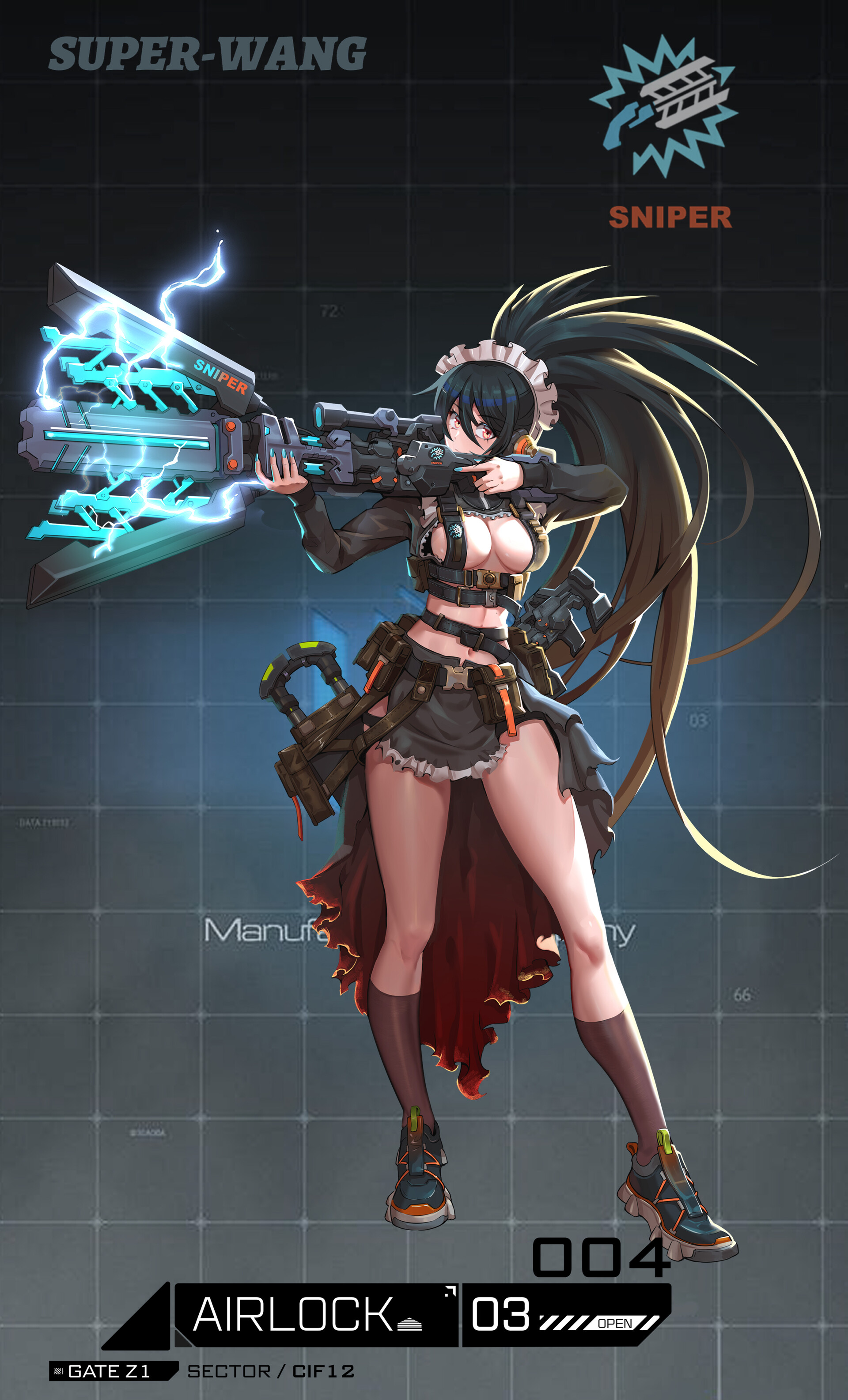 Honglei Wang - 作战女仆计划：人物设计