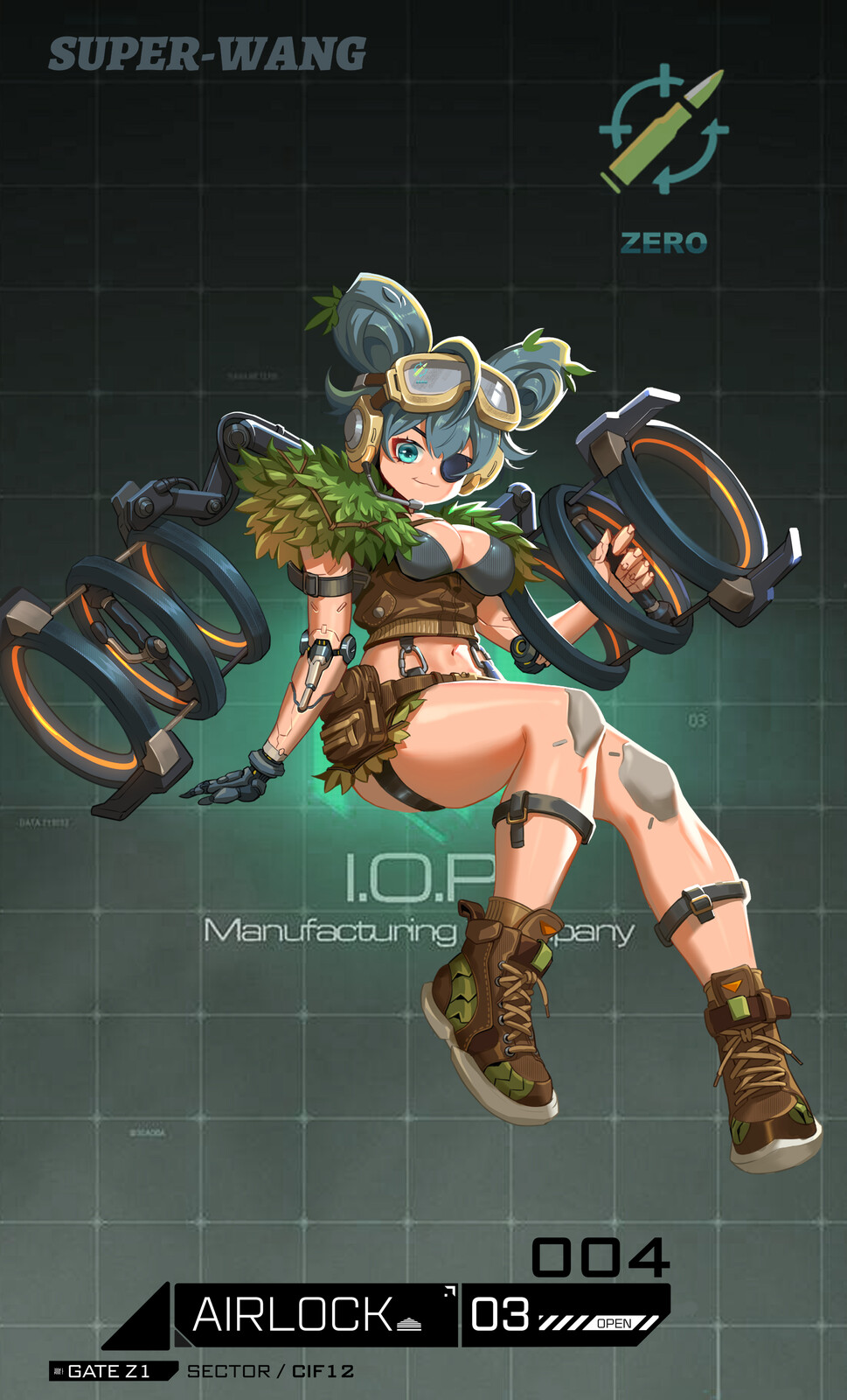 Honglei Wang - 作战女仆计划：人物设计