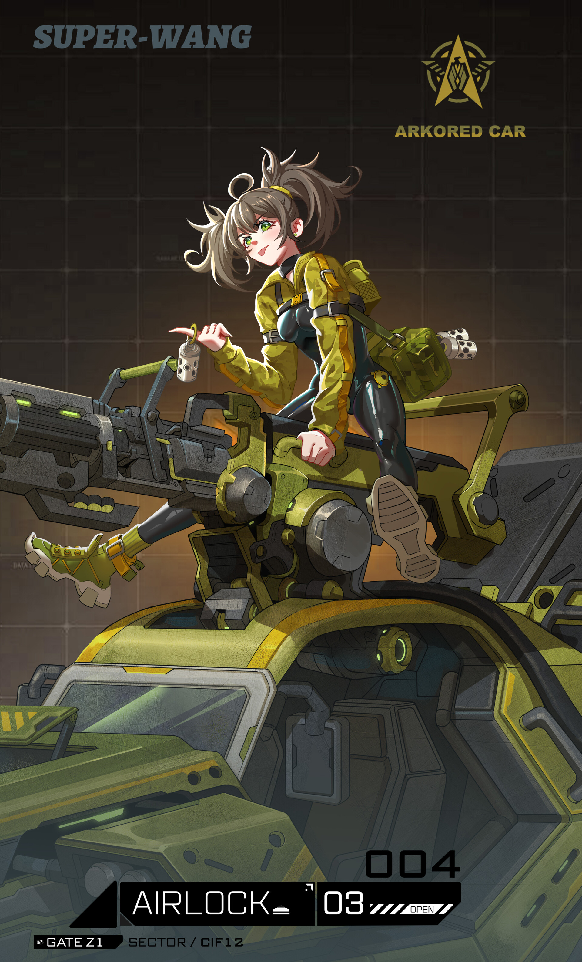 Honglei Wang - 作战女仆计划：人物设计