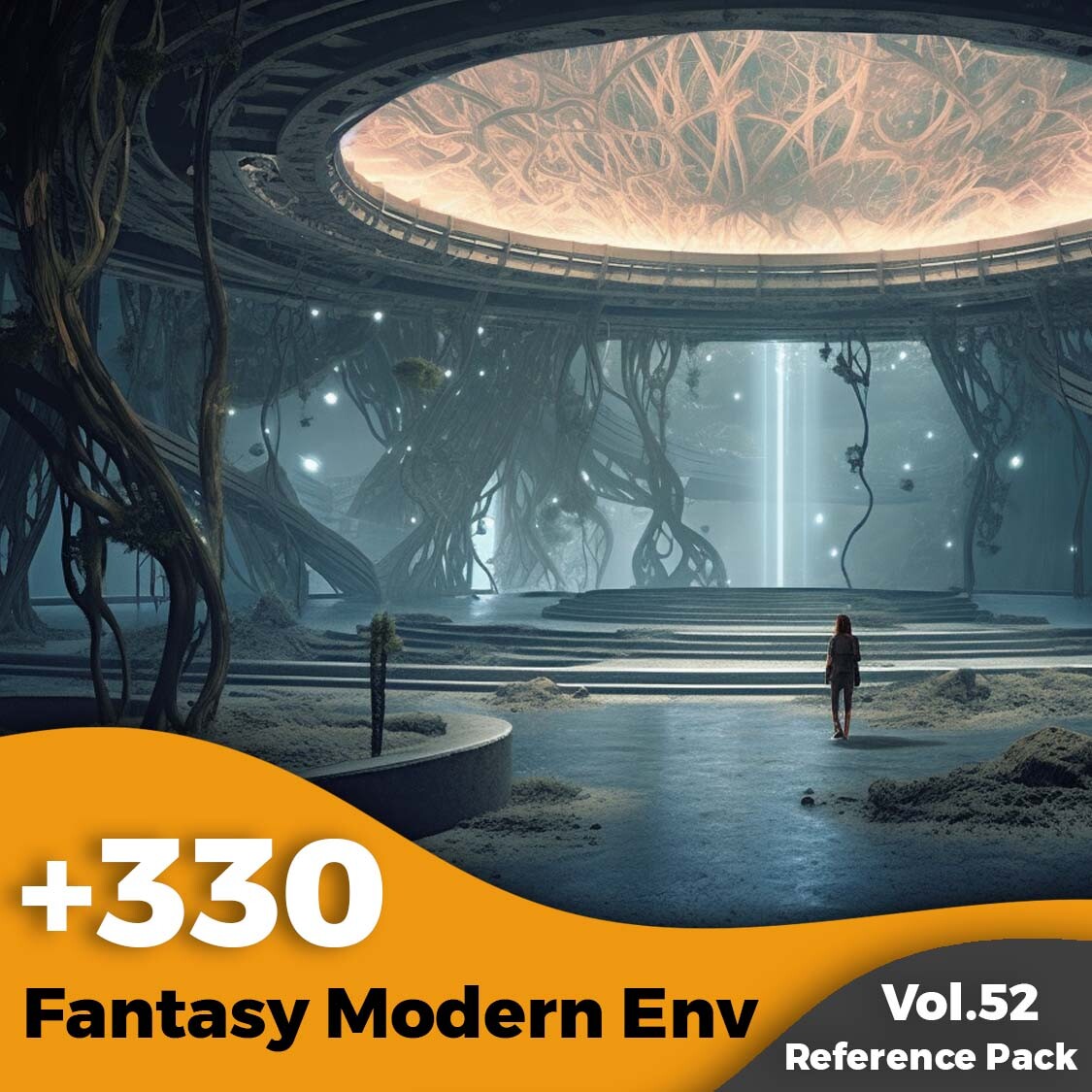 Concept Art - +330 Fantasy Modern Environment Concept (4k) | Vol_52