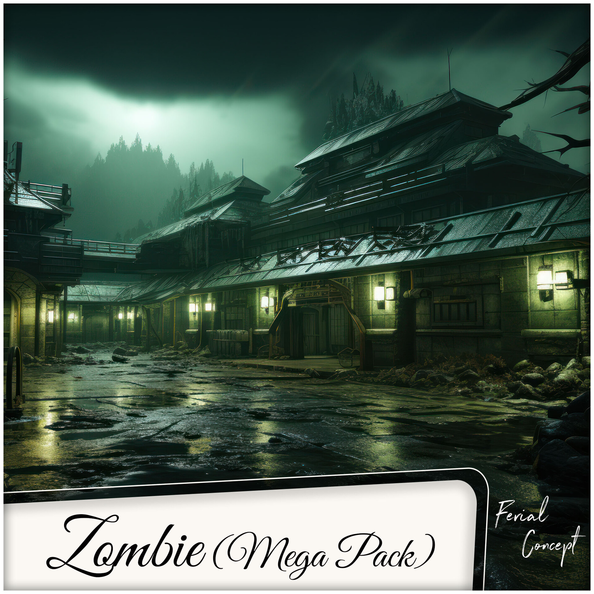 ArtStation - 🔹+1100 Zombie Environment Concept Reference Image Pack ...