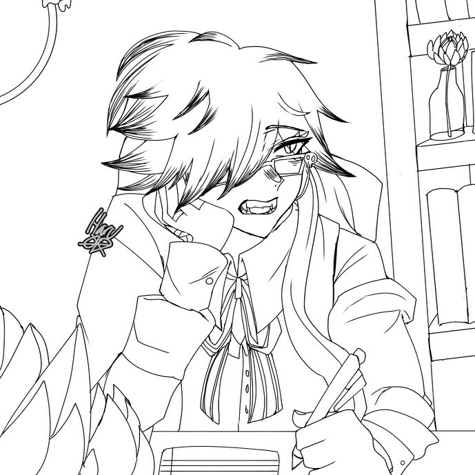 black butler coloring sheets