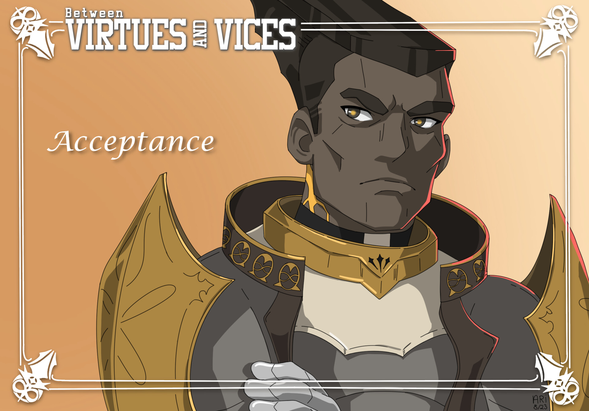 ArtStation - Virtues & Vices: Acceptance (Anime-Style D&D Character ...