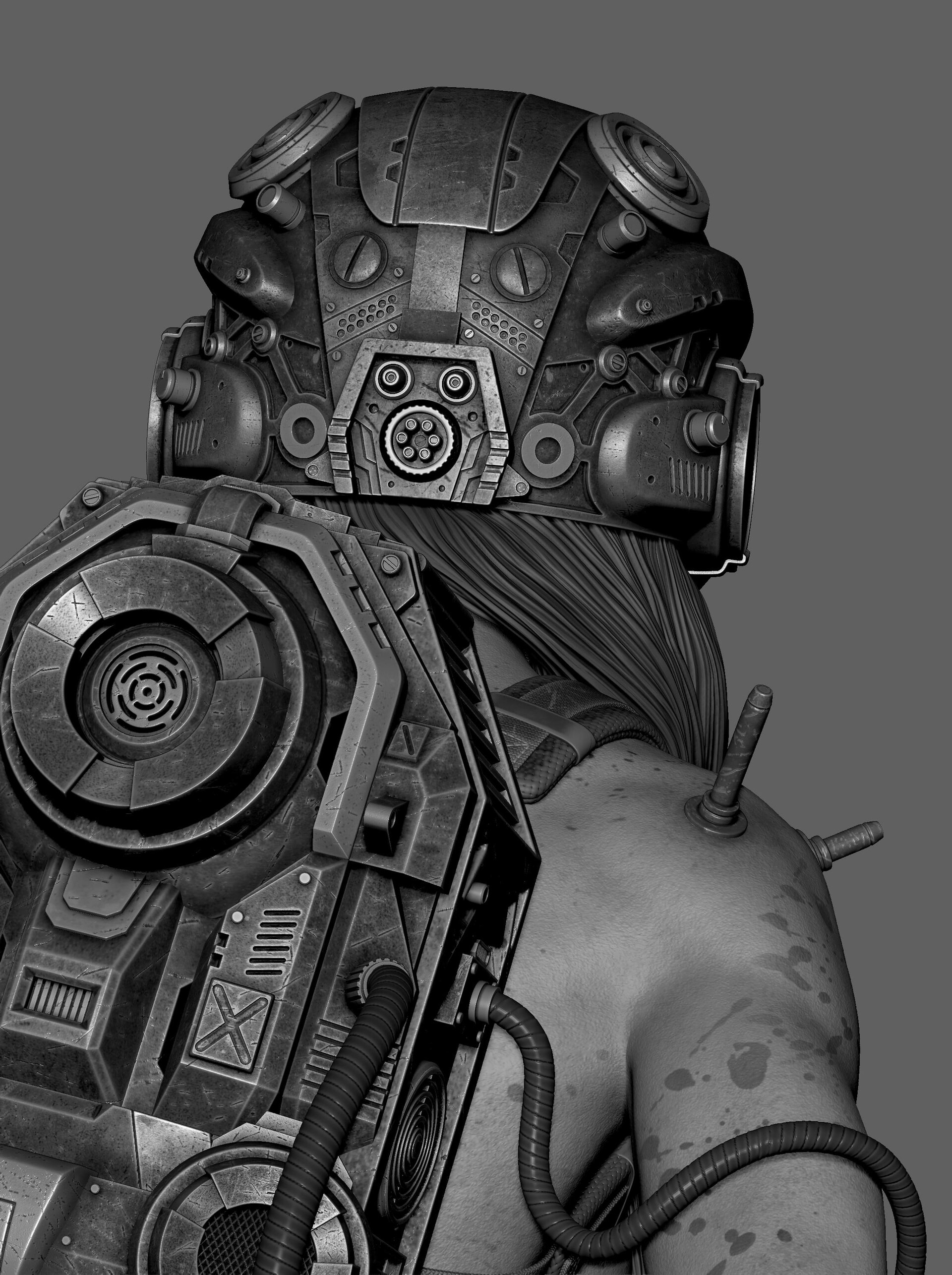 Sumit Malhotra - Weapon X-23 Zbrush Screenshots