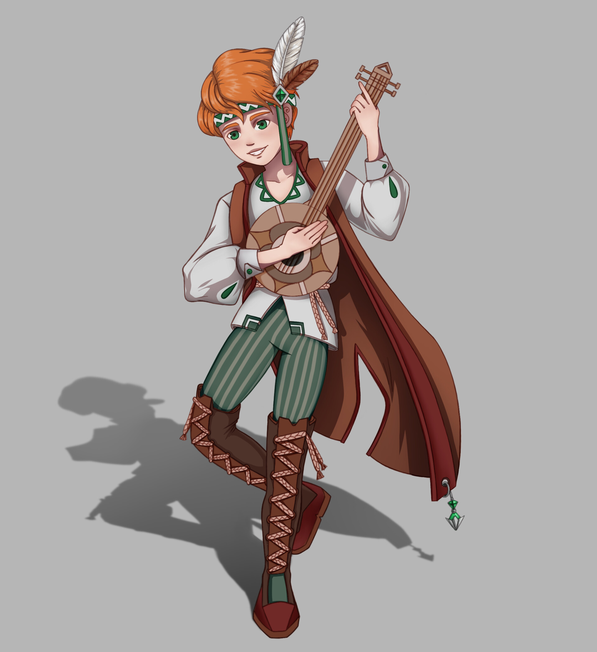 ArtStation - The playing Bard
