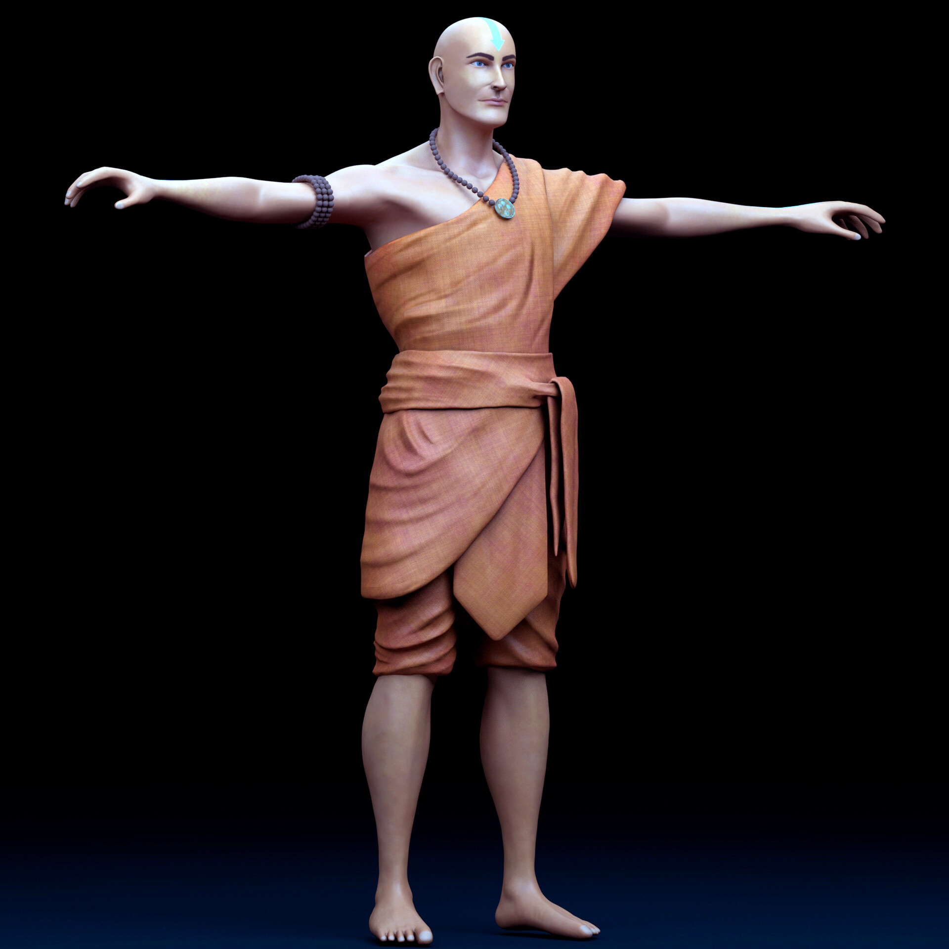 ArtStation - Aang Avatar ( Age of 32 )