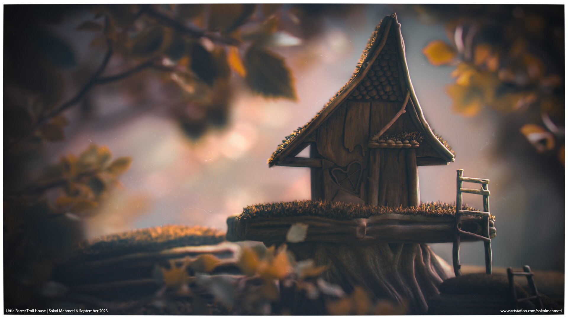 ArtStation - Little Forest Troll House