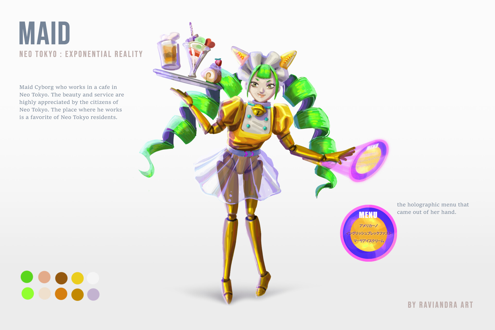 Raviandra Art - Neo Tokyo - Concept Art