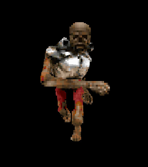 ArtStation - Revenant from Doom II