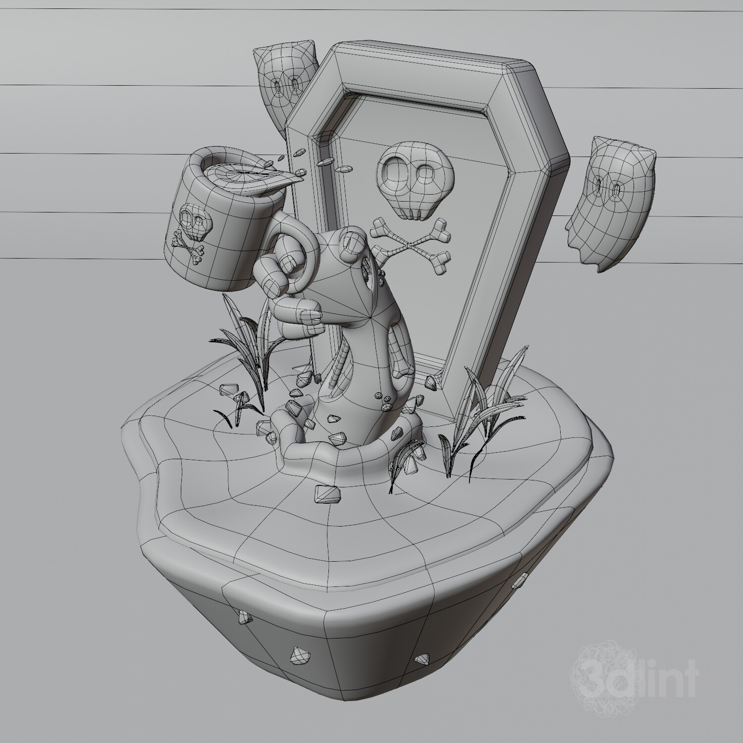 Verica Hupe (3dlint) - Zombie (Blender 3D)