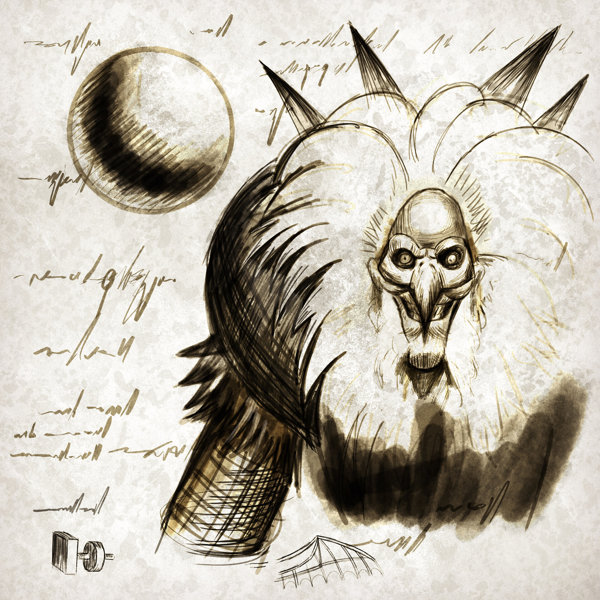 ArtStation - Vulture aesthetic study