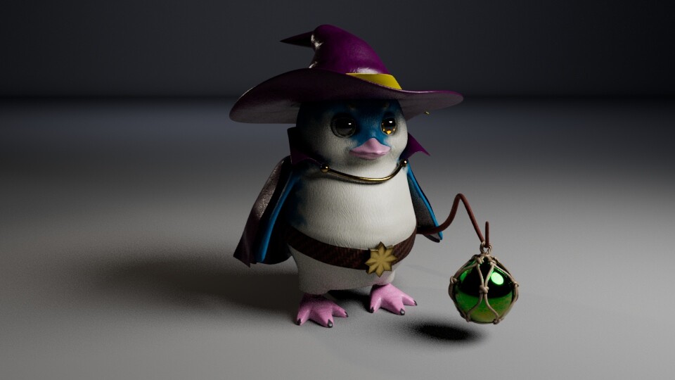 ArtStation - Wizard Penguin