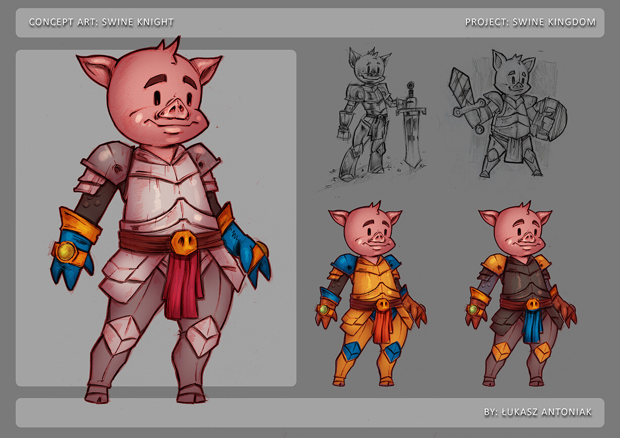 ArtStation - Swine Knight