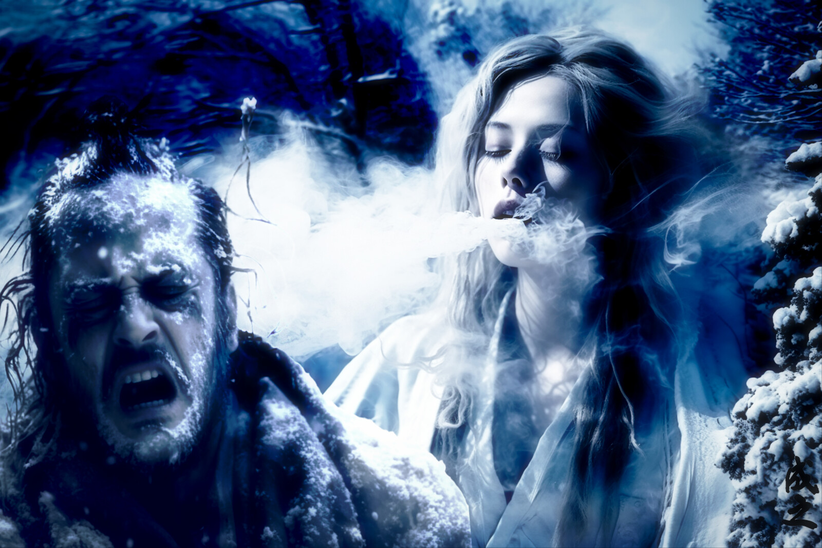 NARIYUKI SHIMAMOTO - Yuki-Onna ( Japanese snow witch )