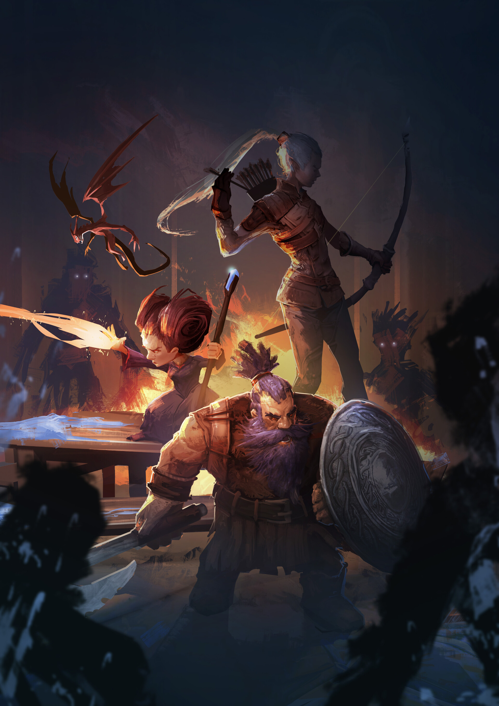 A Night Out at the Halfway Inn by Matt Forsyth : r/ReasonableFantasy