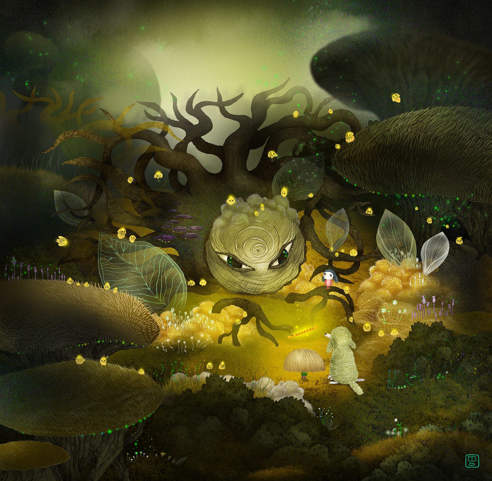 ArtStation - Forest spirit gift