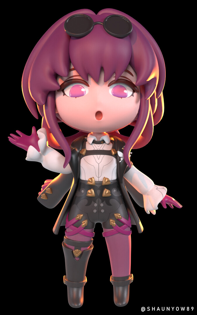 ArtStation - Star Rail Kafka Chibi Fanart