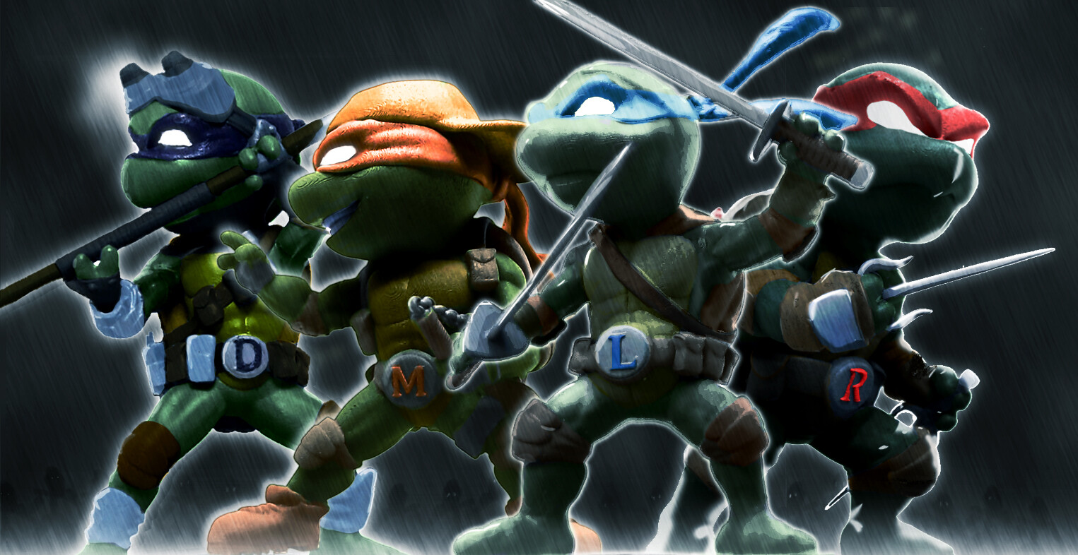 Duong Ba Tran - TMNT Family Photo