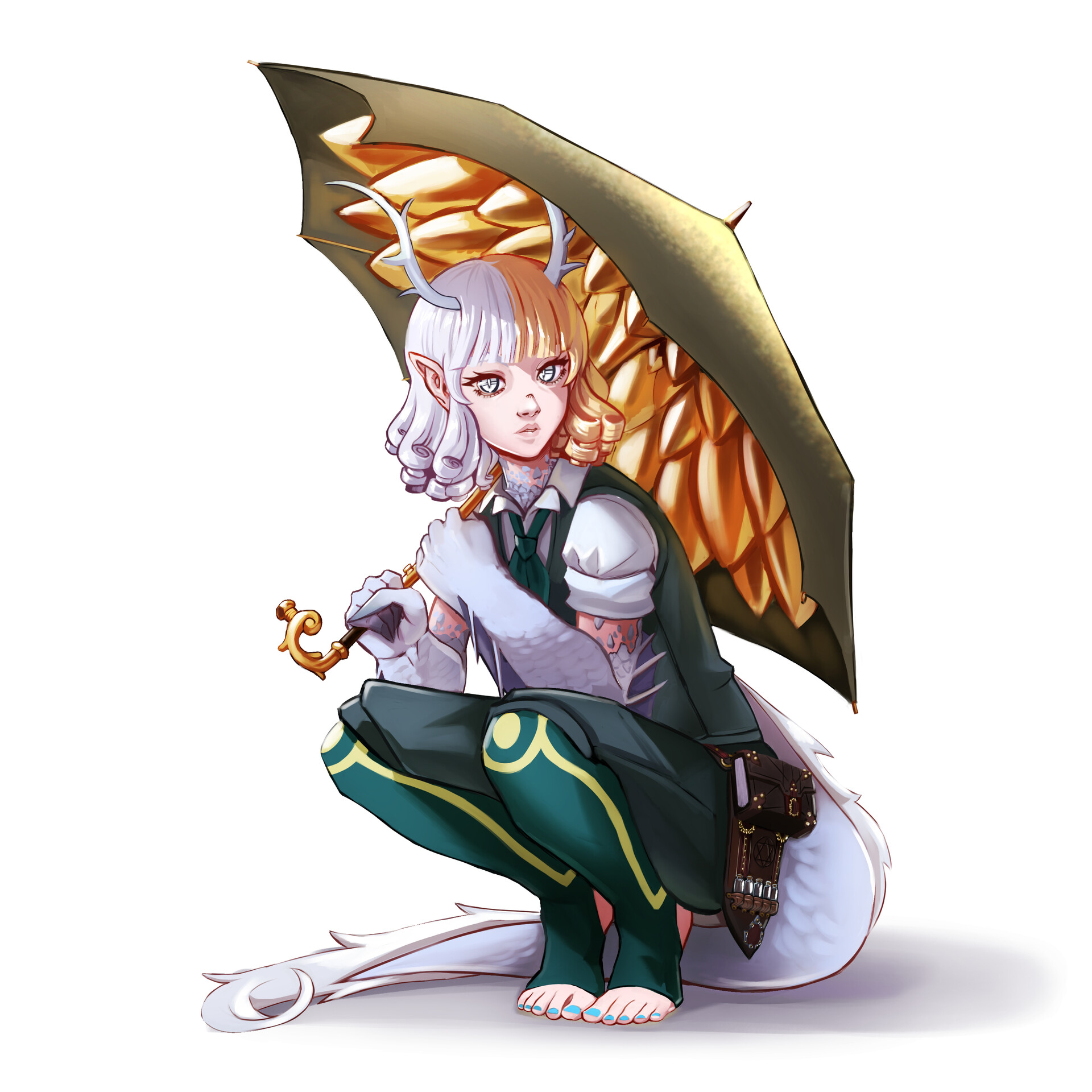 ArtStation - dragon girl