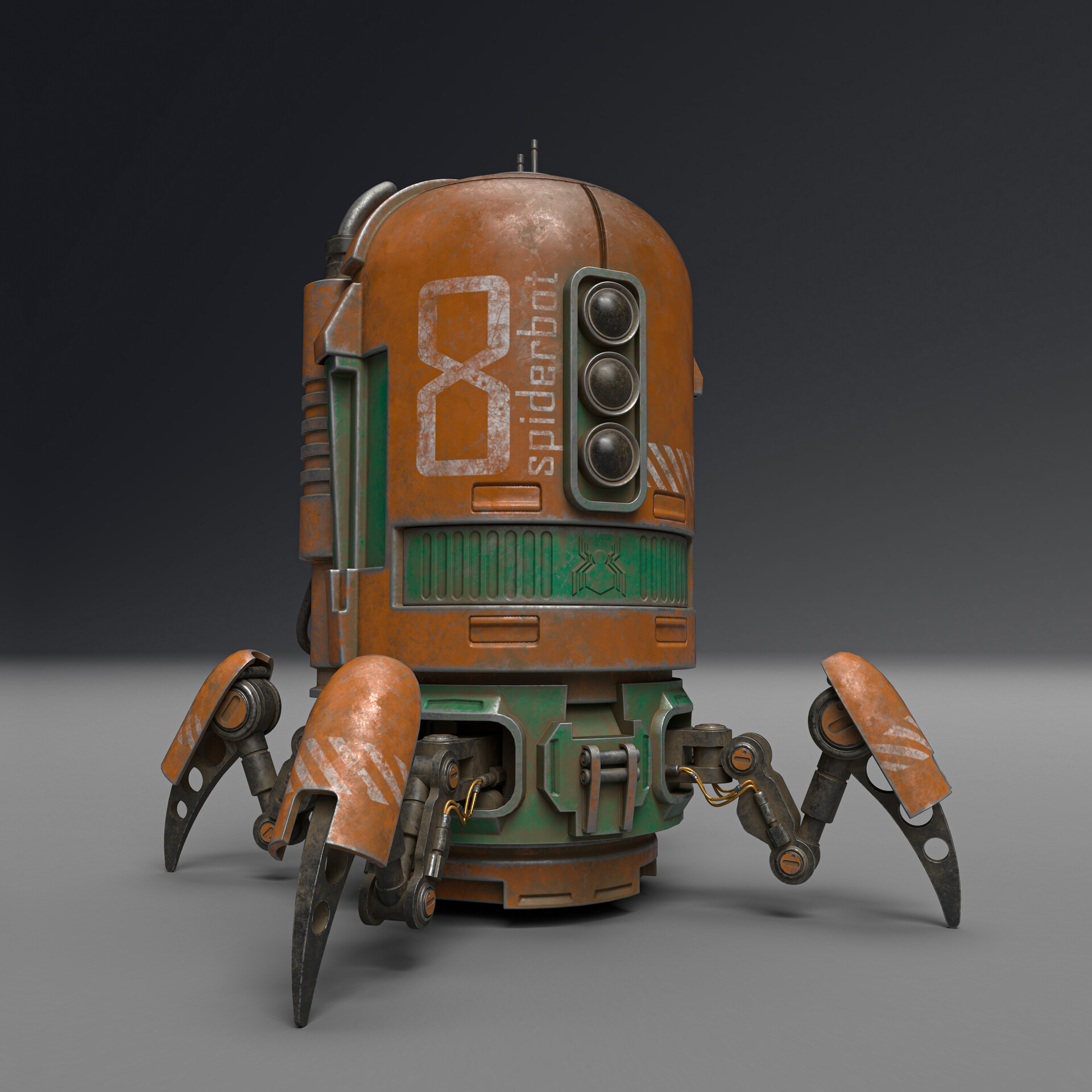 ArtStation - Spiderbot | Robert Walker