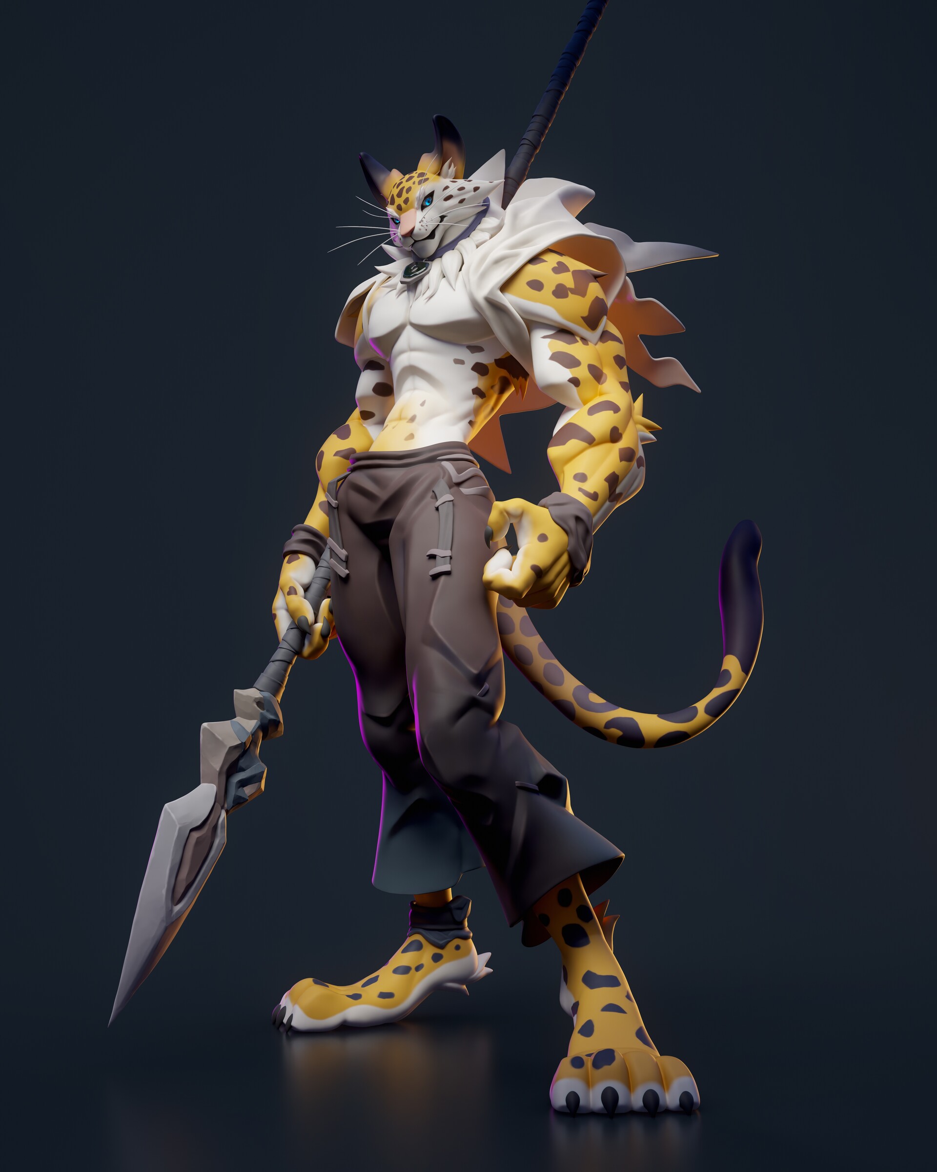 YUAN - Furry_leopard_warrior 毛絨絨的豹戰士-與大佬們一起團練第七期