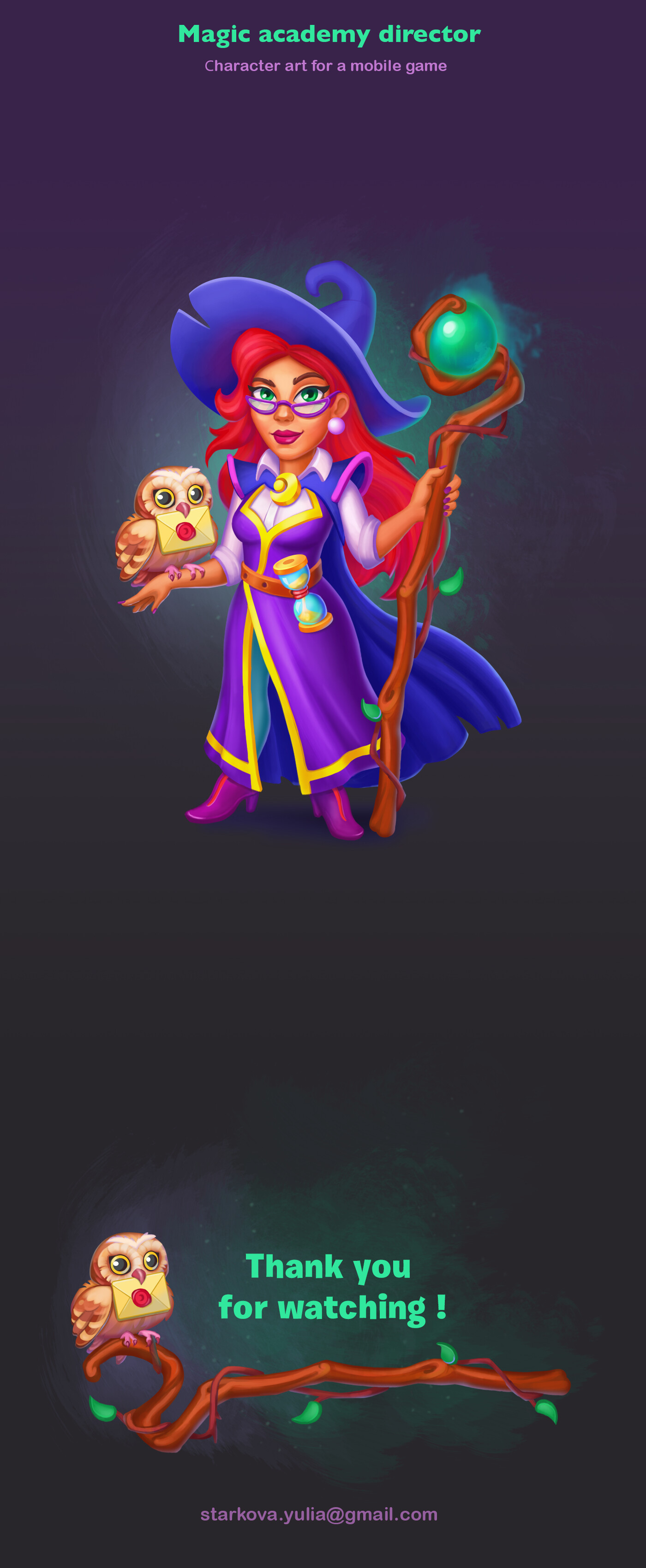 ArtStation - Magic academy director character