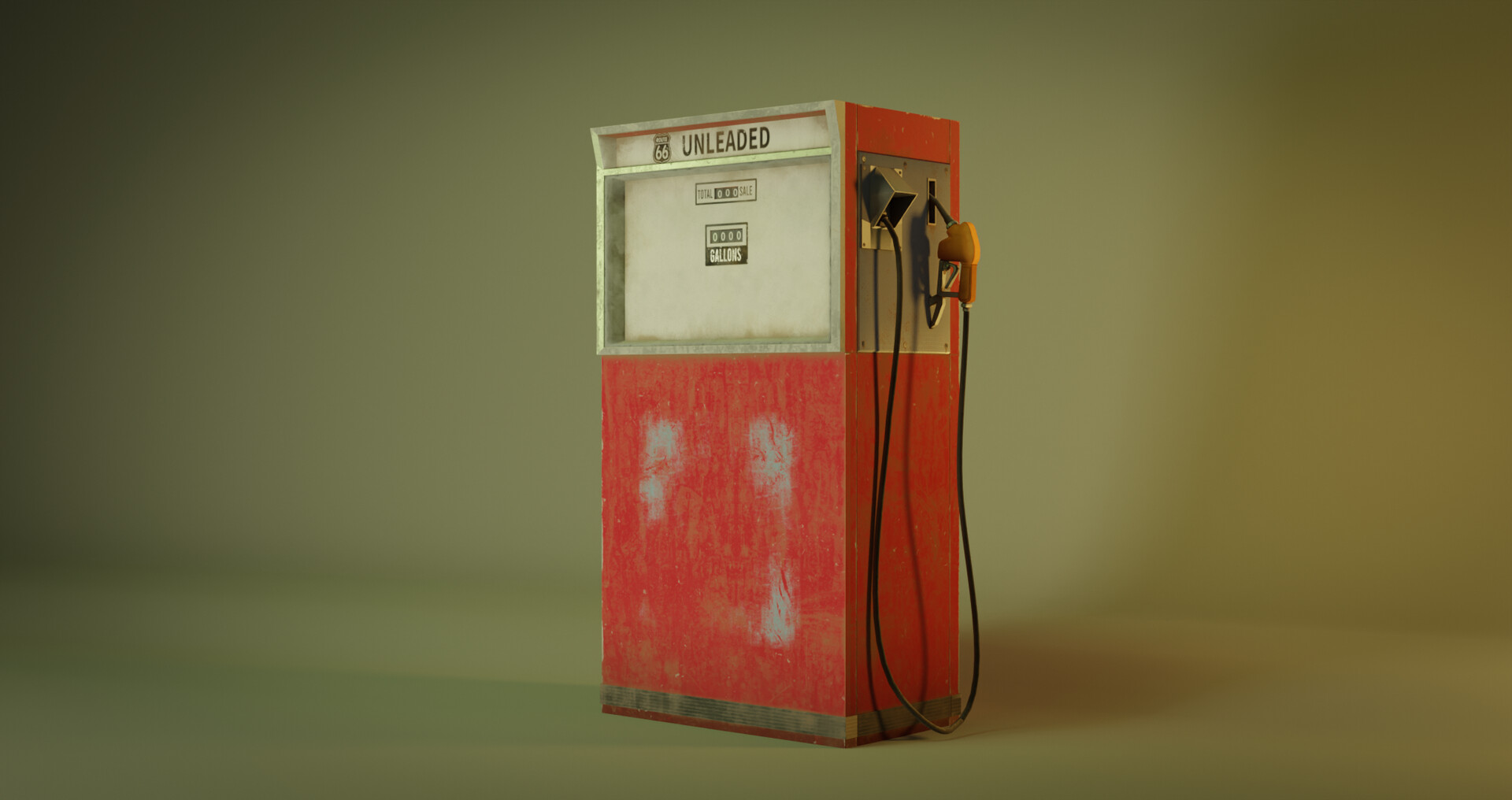 ArtStation - Gas Pump Vintage