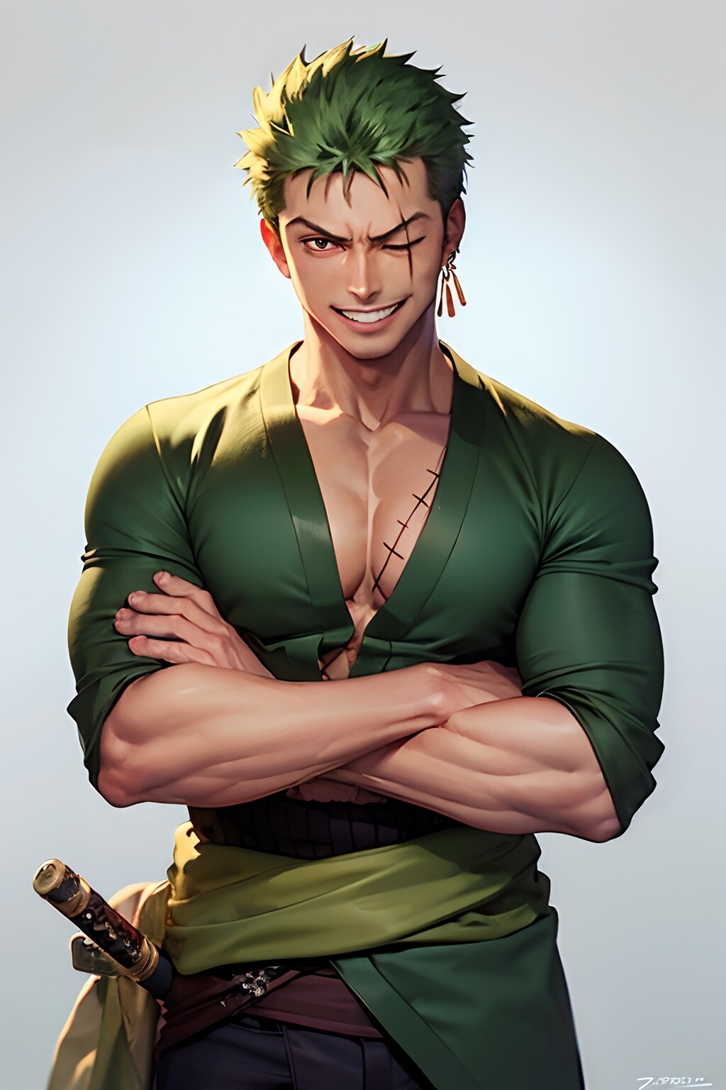 ArtStation - Zoro from One Piece Series