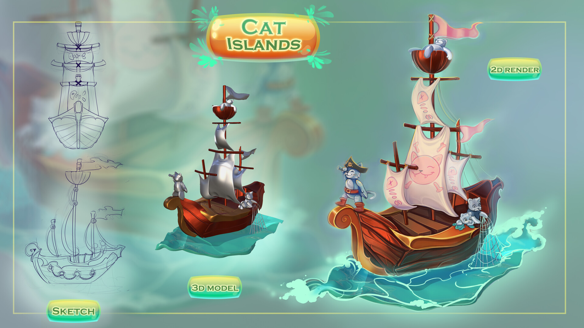 ArtStation - Cat Islands