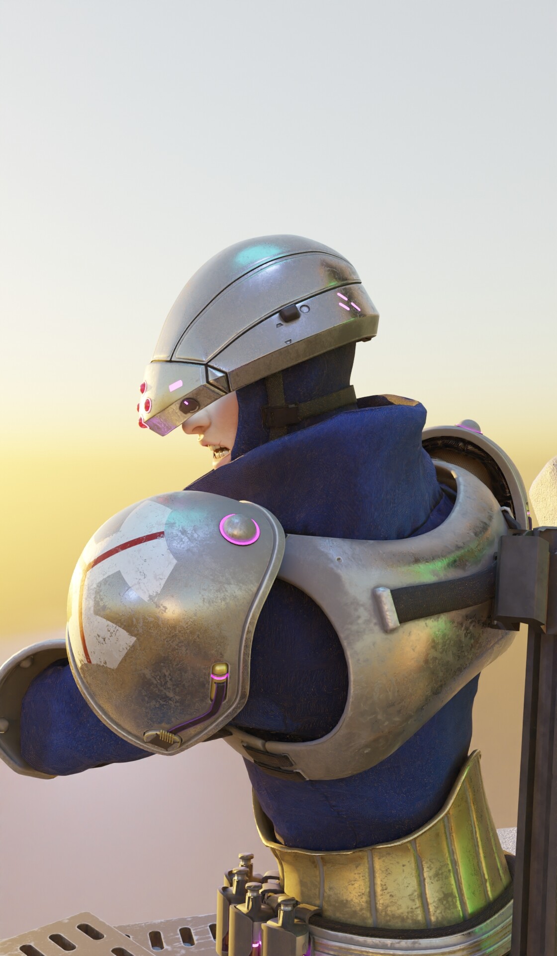 Edouard Angebault 3D Artist - Final Fantasy VIII Galbadian Soldier ...