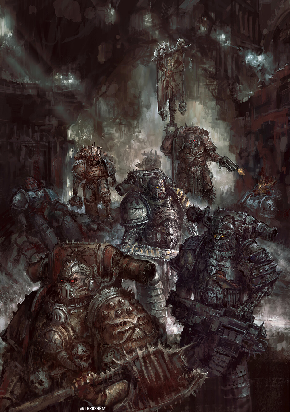 ArtStation - The Iron Butchers are on march