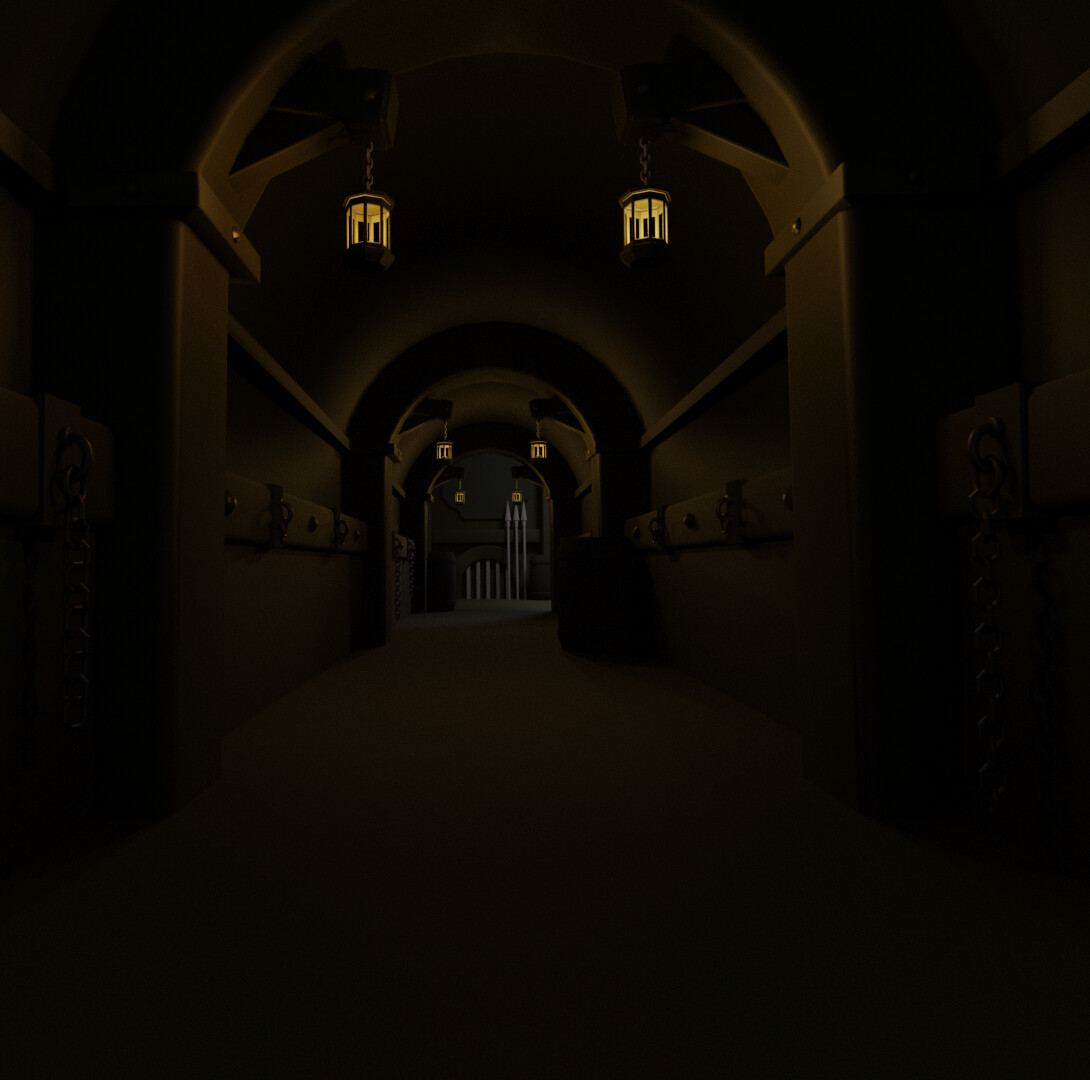 ArtStation - Dungeon Corridor
