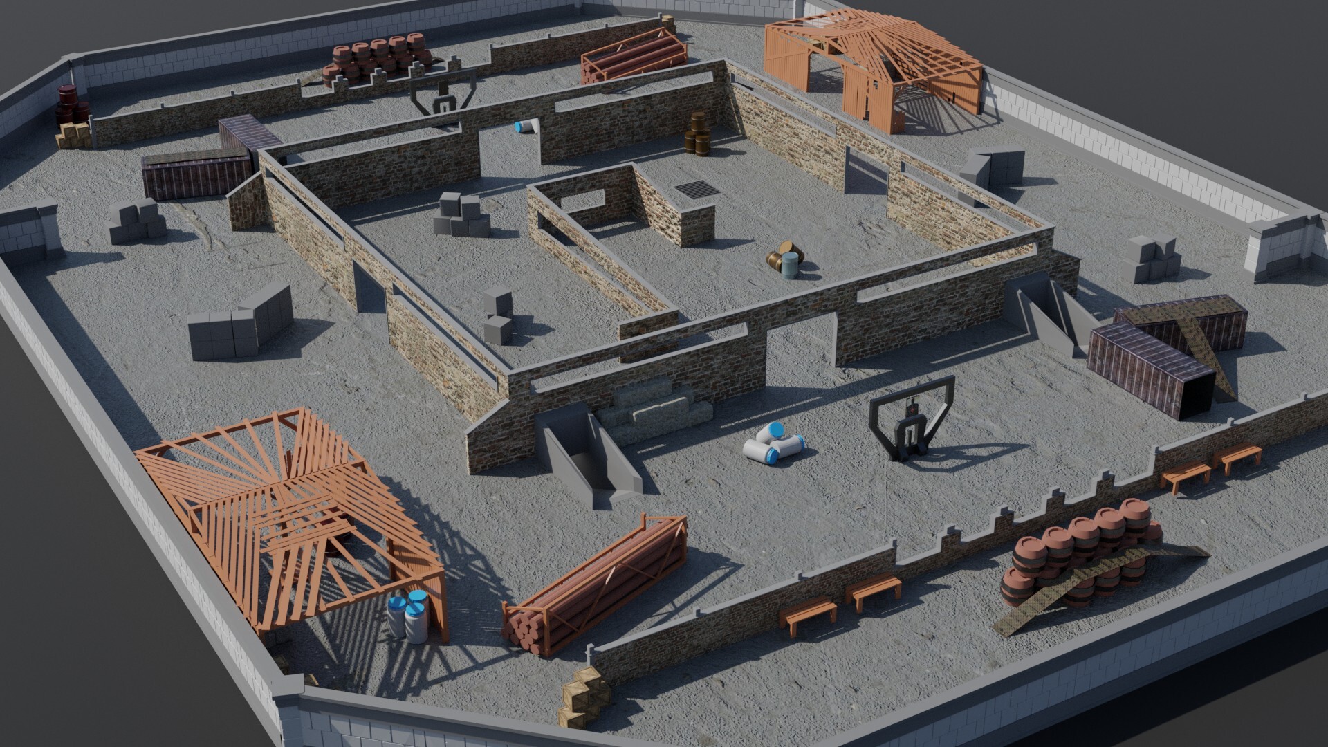 ArtStation - WARGAME TDM MATCH MAP