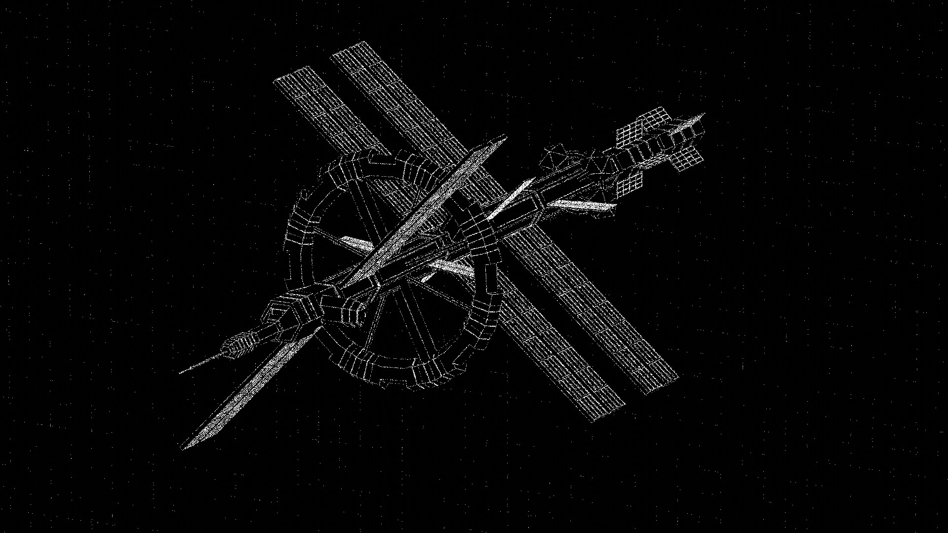 ArtStation - space ship blueprint style