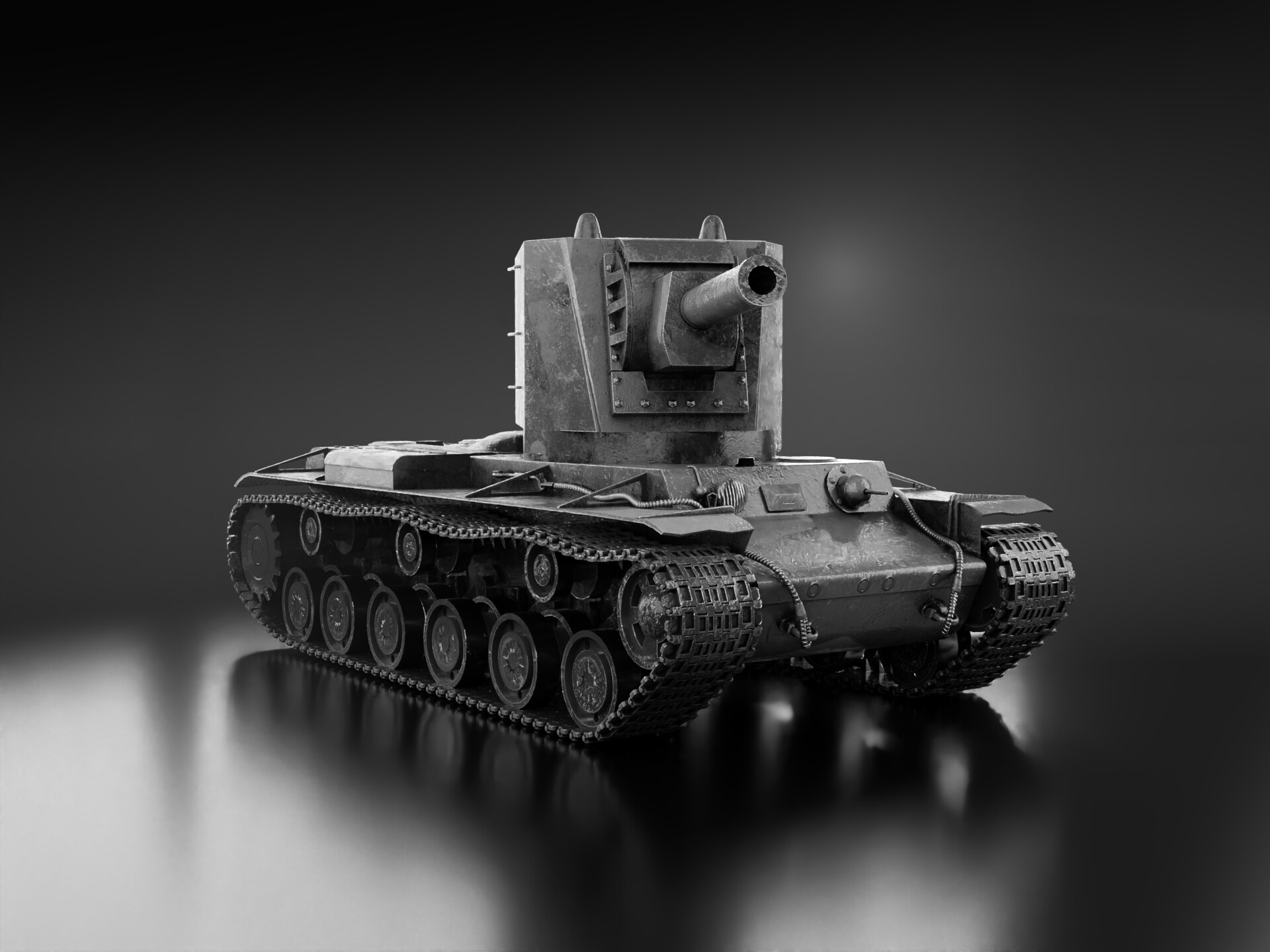 ArtStation - KV-2 152-mm 1938/40