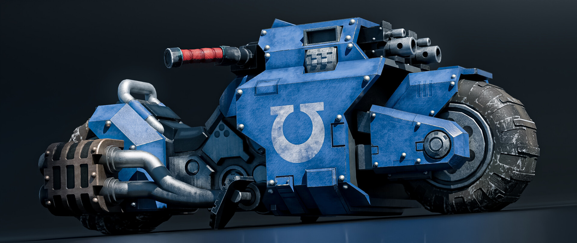 ArtStation - Warhammer 40k: Primaris Outrider Bike