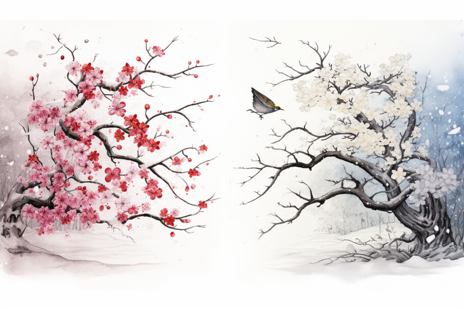 ArtStation - Cherry blossoms