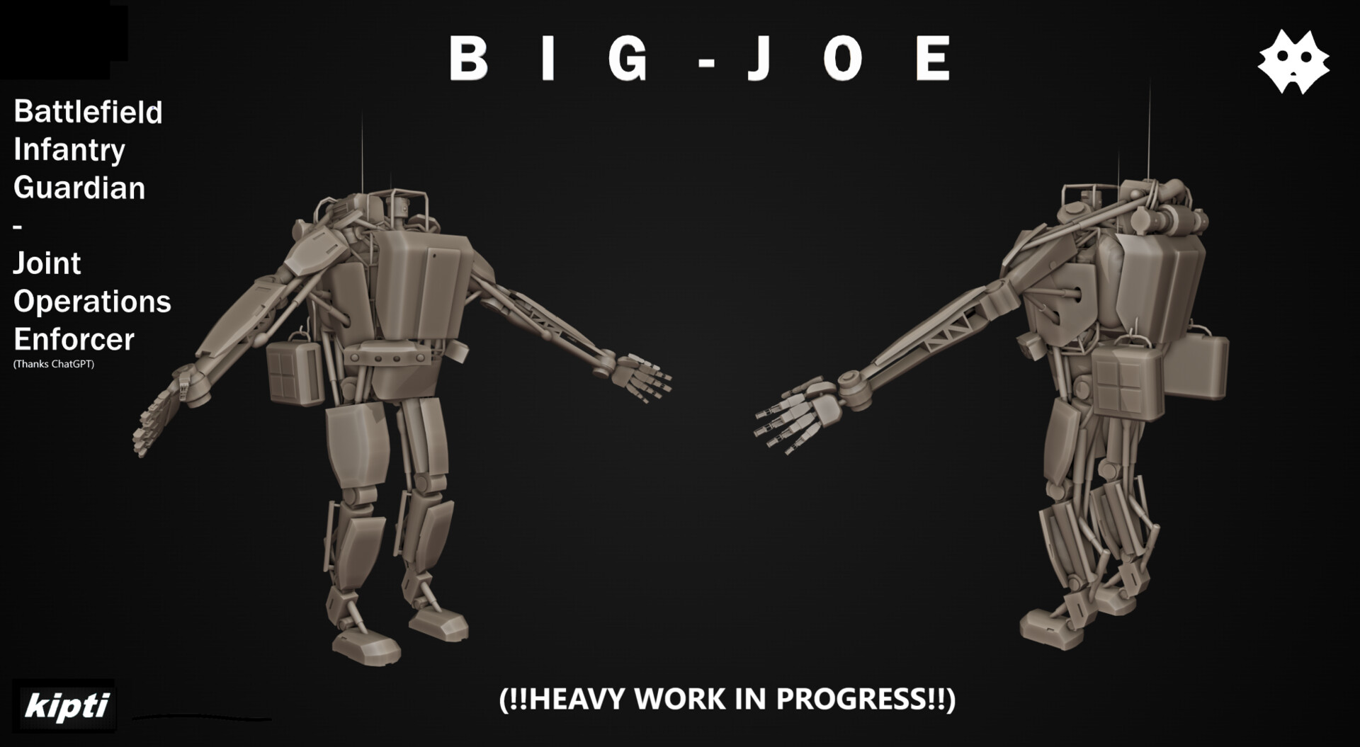 ArtStation - BIG-JOE (NO TEXTURES)