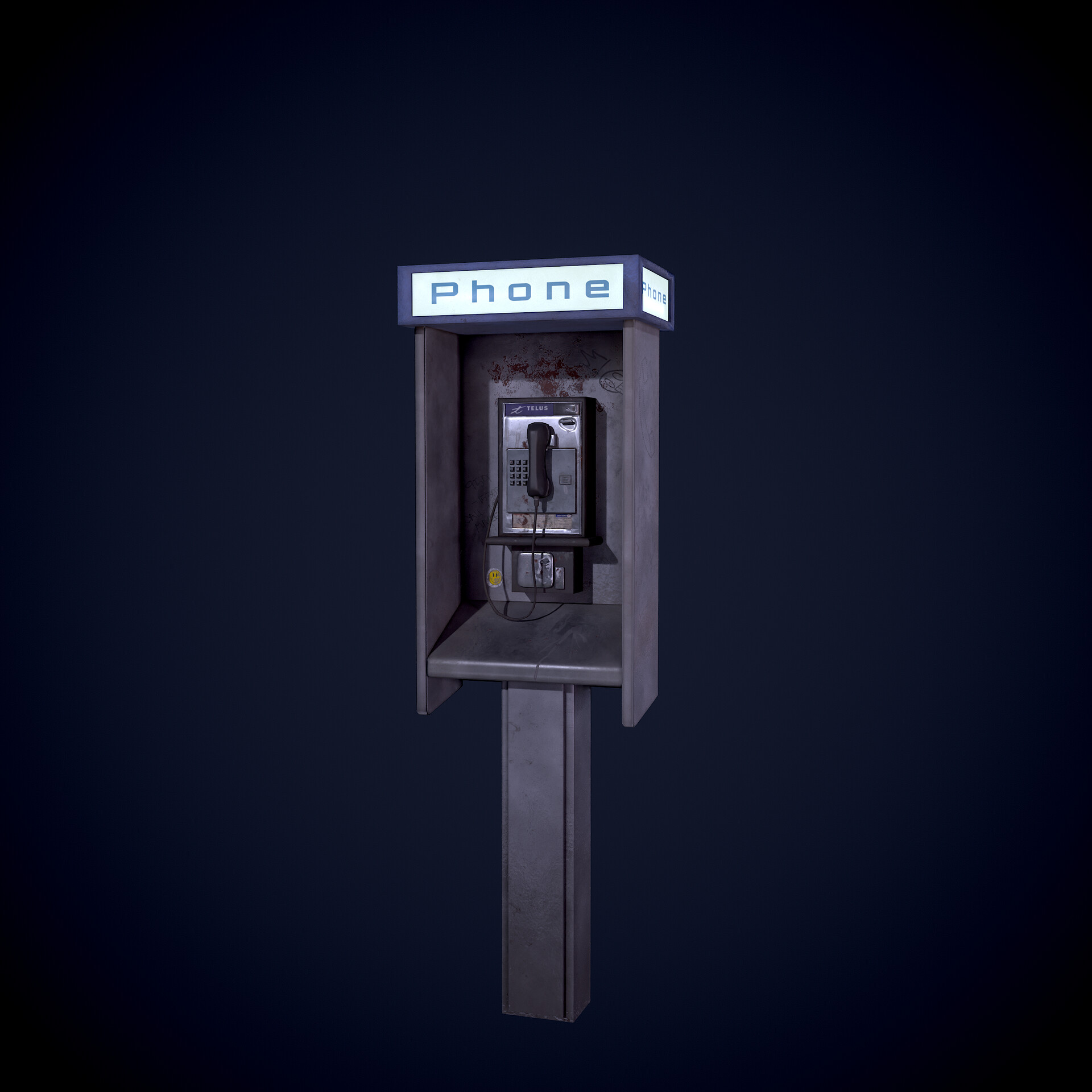ArtStation - Public Phone Booth