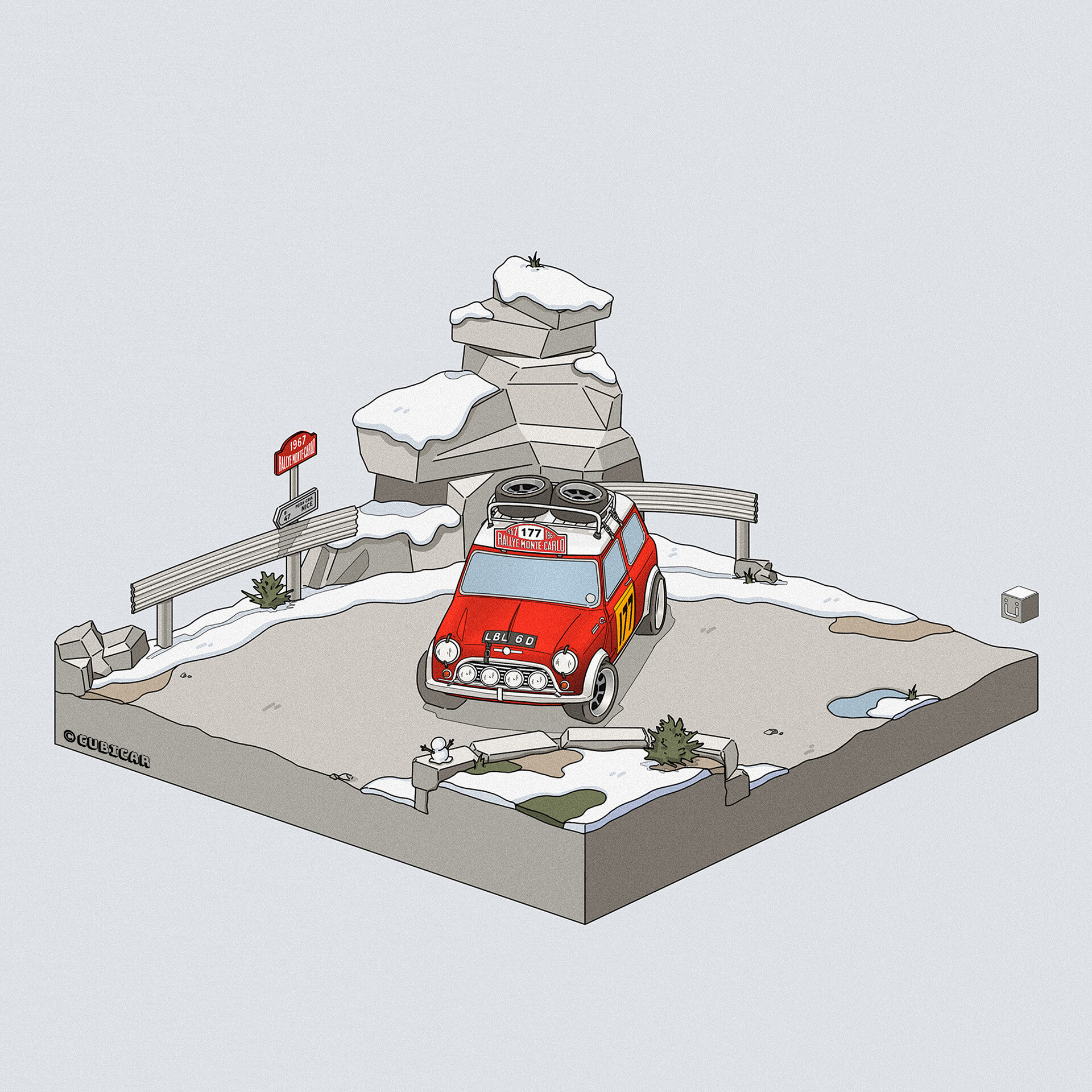 ArtStation - 1967 MINI COOPER S Rally