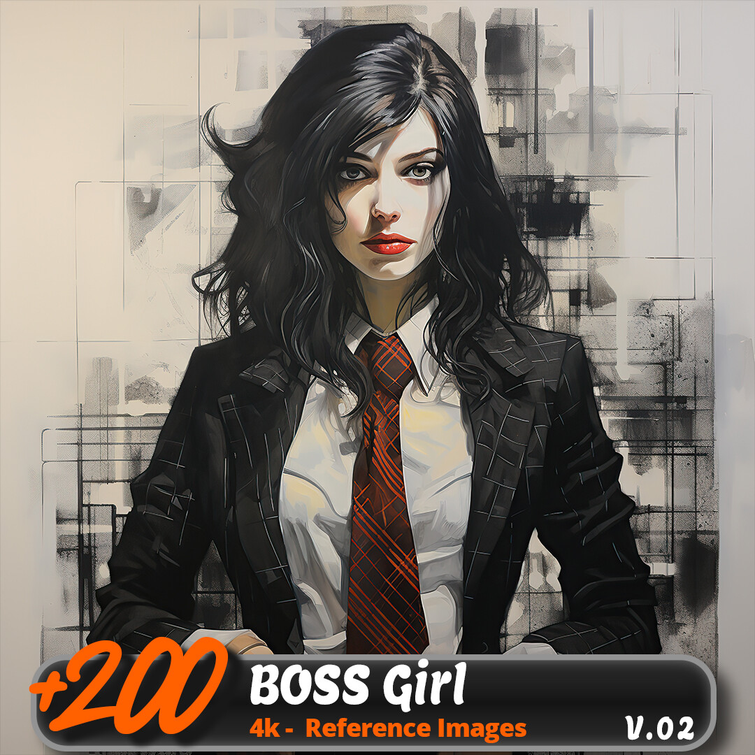 ArtStation - BOSS Girl VOL. O2/ 4K/ Reference Image